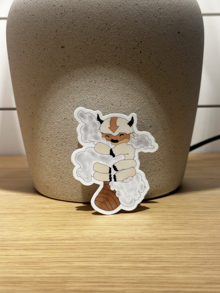 Appa Sticker – Fluffy Sky Bison! 🌥️💨 → Prideful Attire